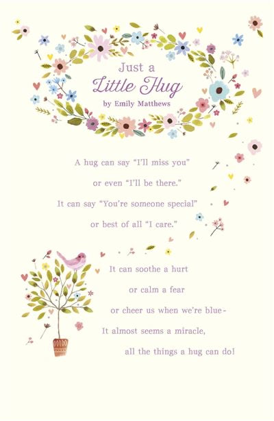 Thinking of you card - Emily Matthews poem – Cards Through The Post.com