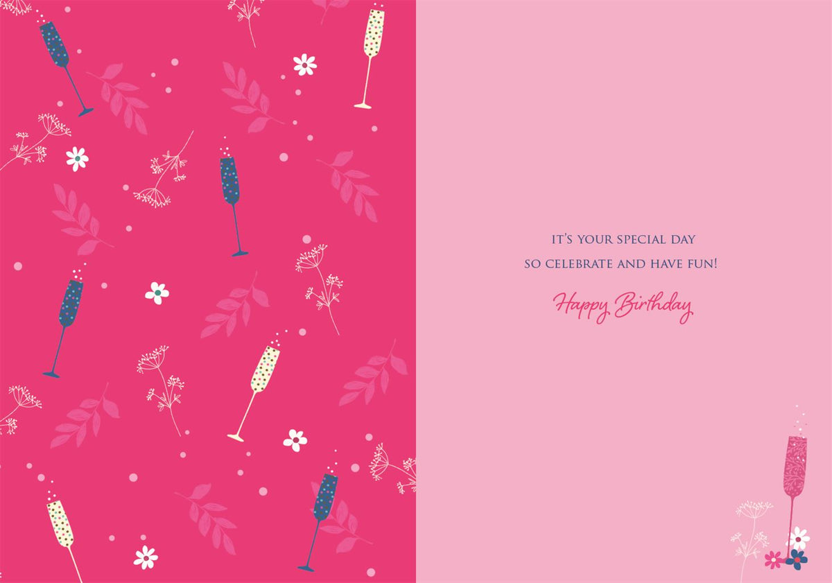 General birthday card for her- sparkling birthday drinks – Cards ...