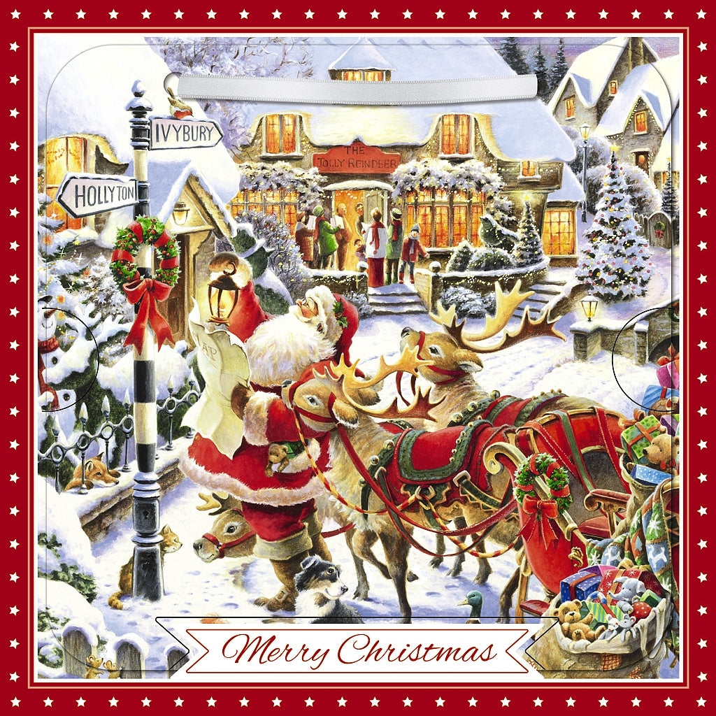 3D General Christmas card - Father Christmas – Cards Through The Post.com