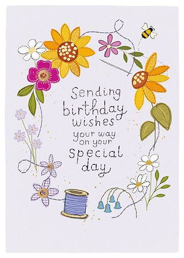 General birthday card for her- needle and thread – Cards Through The ...