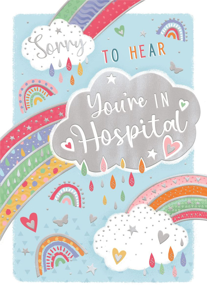 Get well card - in hospital – Cards Through The Post.com