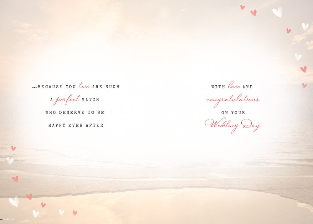 Wedding day card- Romantic honeymoon – Cards Through The Post.com