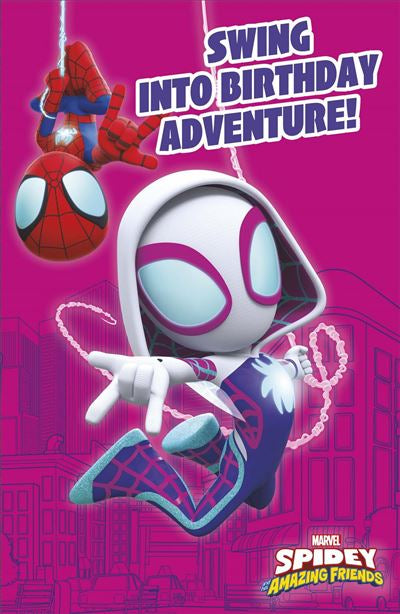 Spidey and Friends birthday card – Cards Through The Post.com