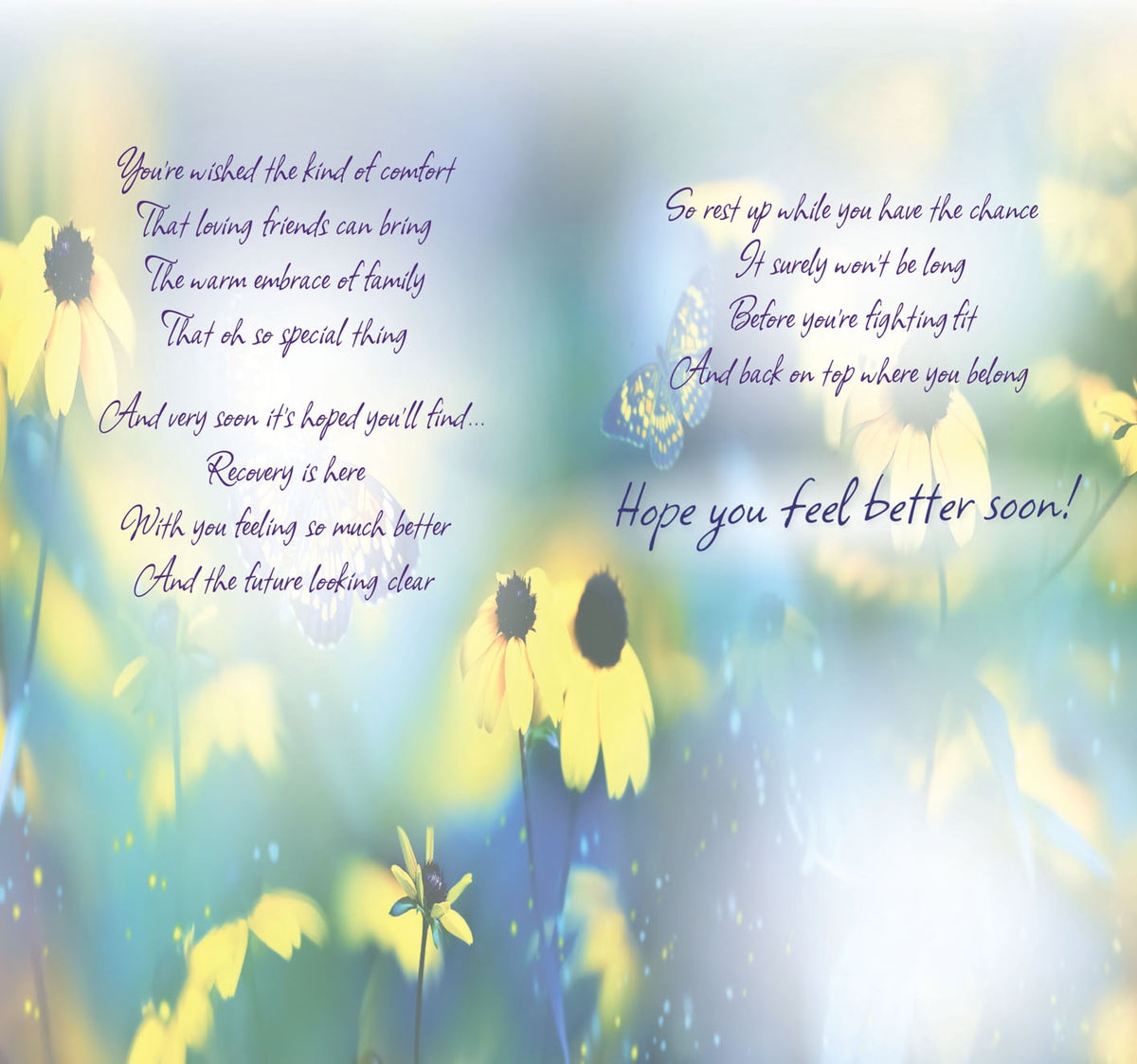 Get well after your operation card- thoughtful verse – Cards Through ...