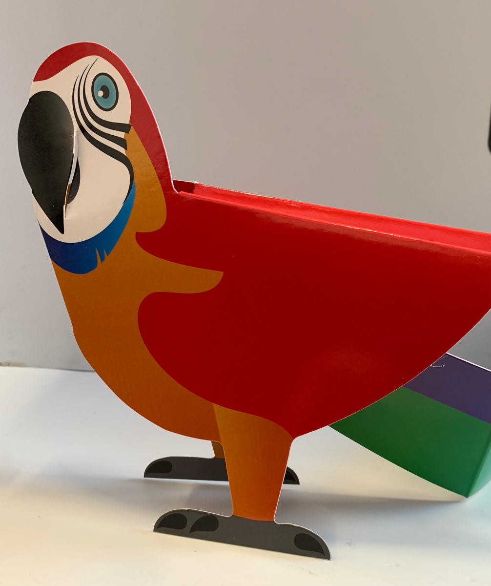 3D parrot card – Cards Through The Post.com