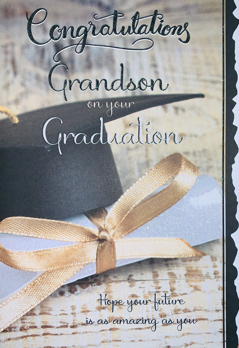Grandson graduation card – Cards Through The Post.com