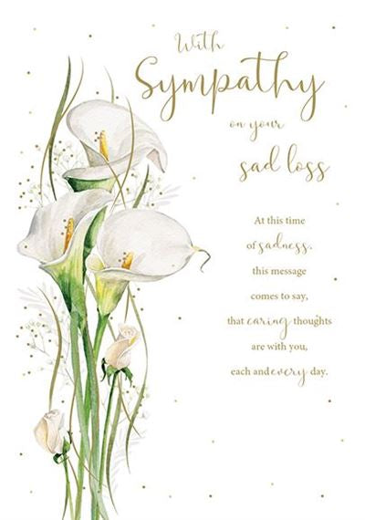 Sympathy card - Lilly – Cards Through The Post.com