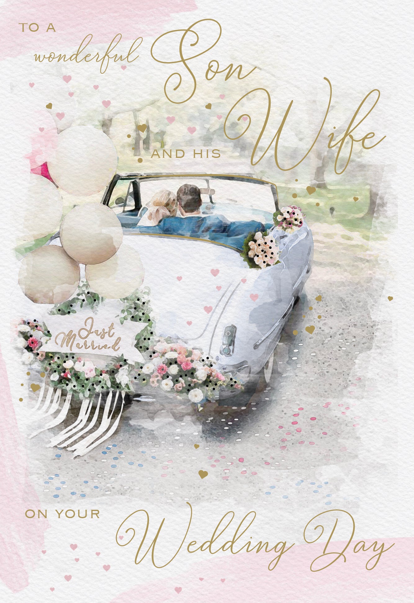 Wedding card for son and wife | Beachweddingtips.com